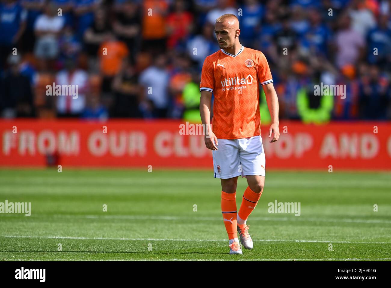 Lewis Fiorini #8 of Blackpool during the game Stock Photo - Alamy