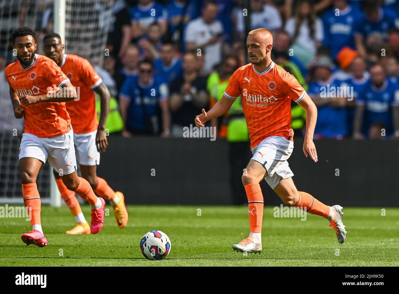 Lewis Fiorini #8 of Blackpool in action during the game Stock Photo - Alamy