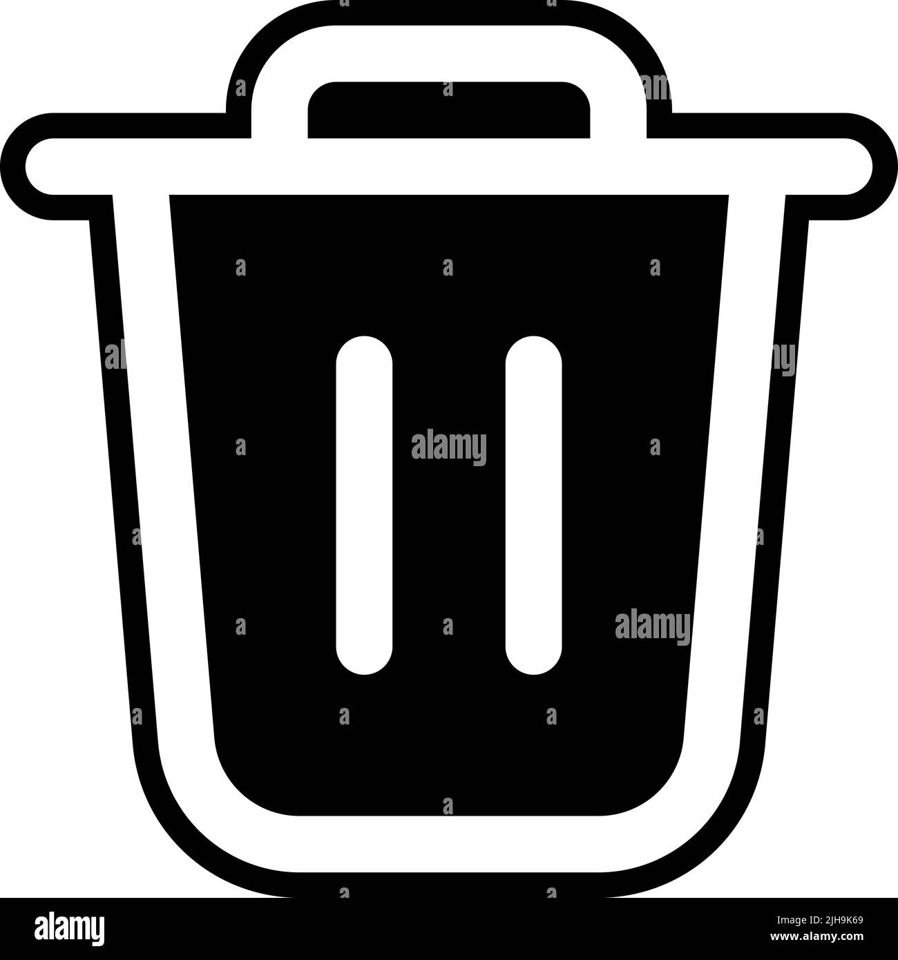 Essentials ui trash Stock Vector Image & Art - Alamy