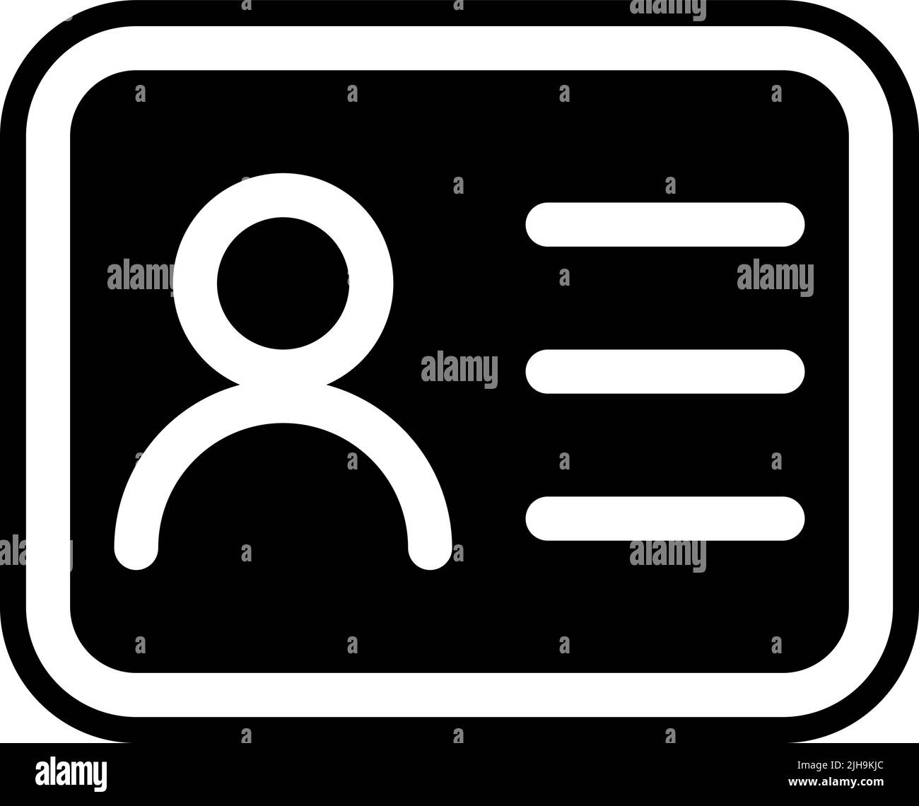 Login id card Stock Vector Image & Art - Alamy