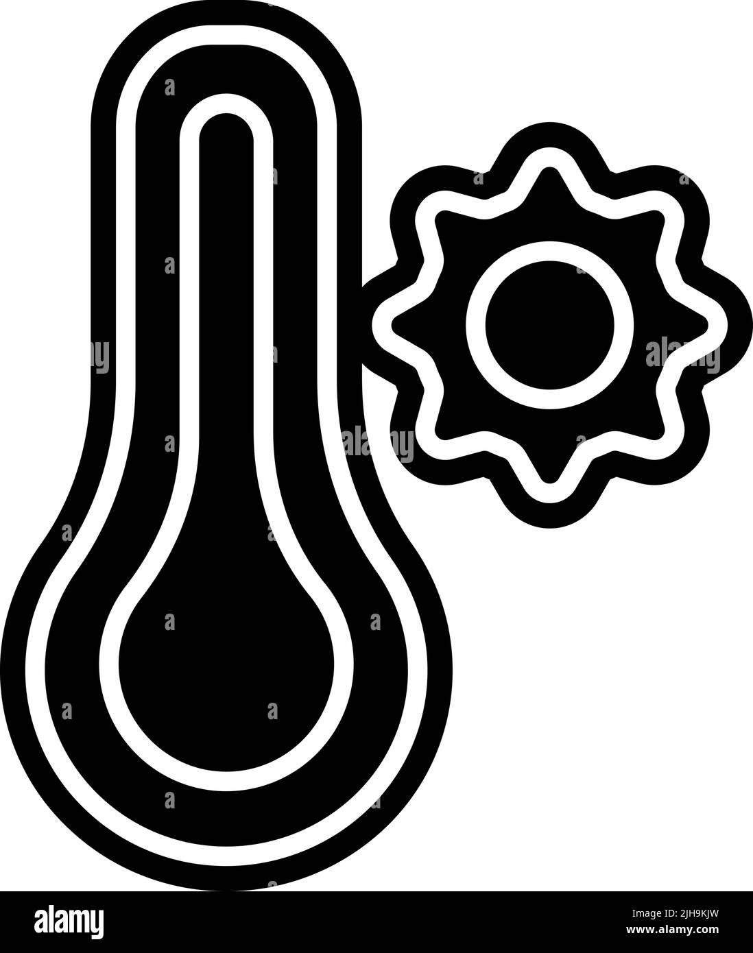 Spring thermometer Stock Vector Image & Art - Alamy