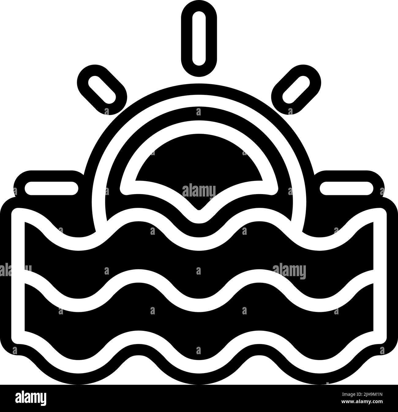 Soft summer sea pattern Black and White Stock Photos & Images - Alamy