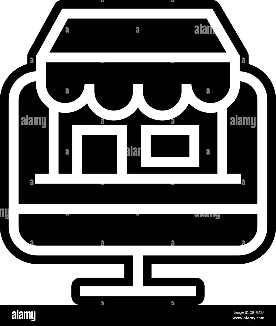 Online mobile application food Black and White Stock Photos & Images ...