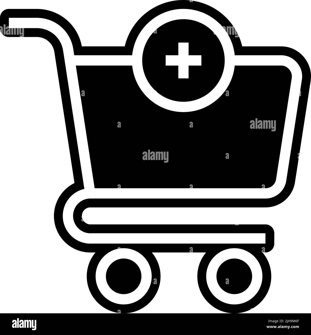 Shopping basket item Black and White Stock Photos & Images - Alamy