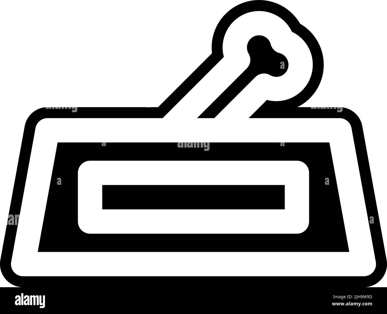 Icon pets food Black and White Stock Photos & Images - Alamy