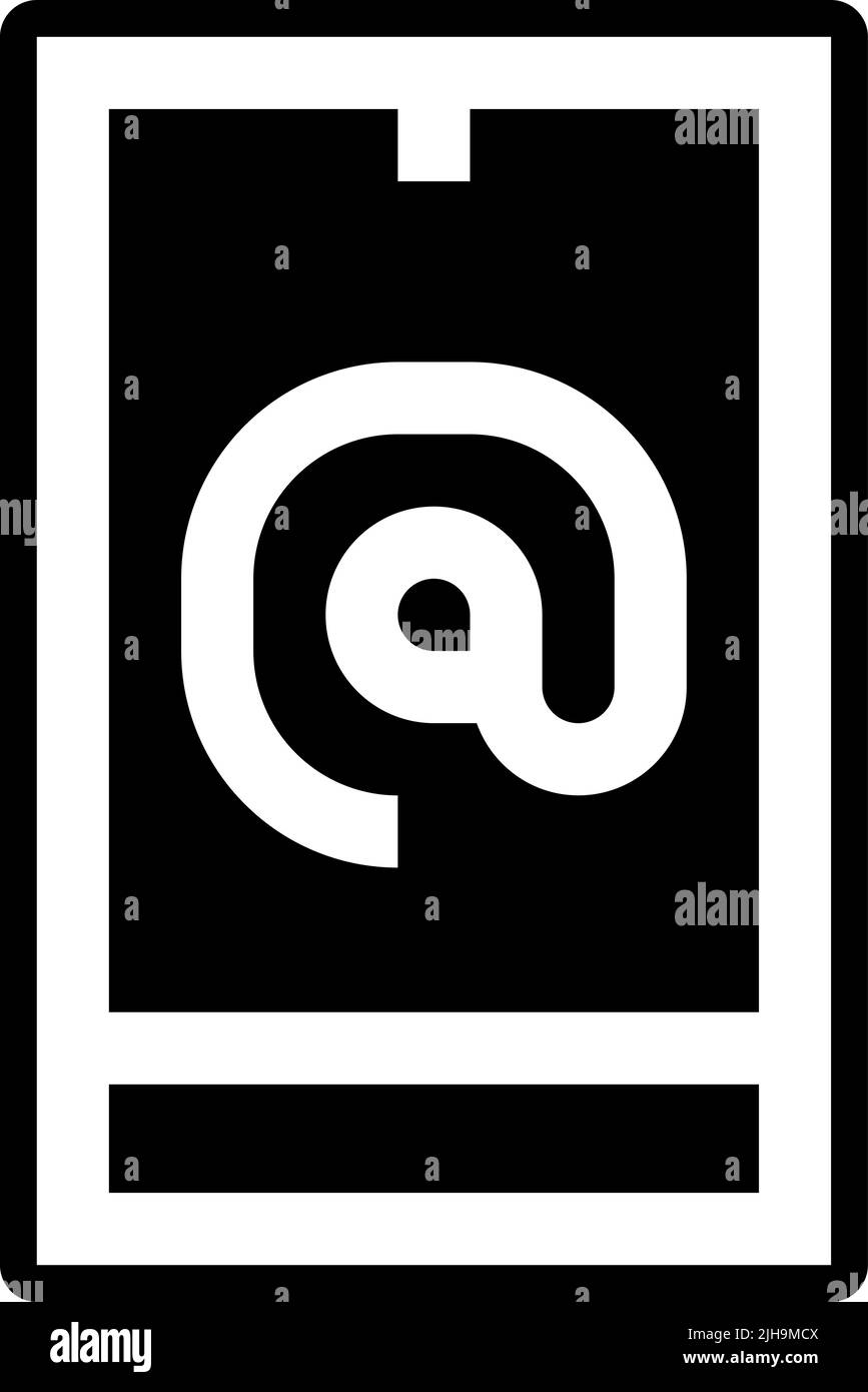 Arroba sign Black and White Stock Photos & Images - Alamy