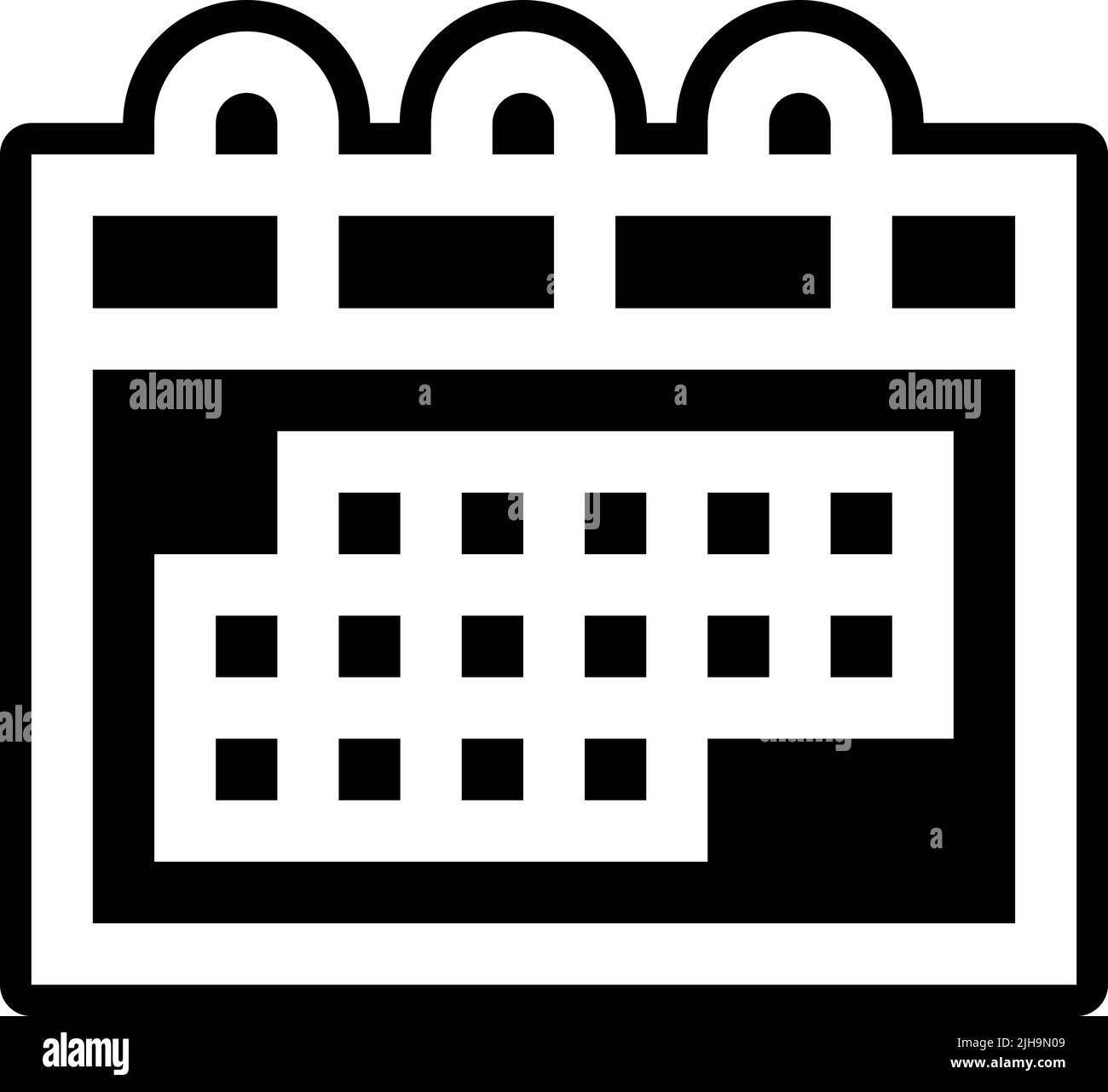 Social media computer schedule Stock Vector Images - Alamy