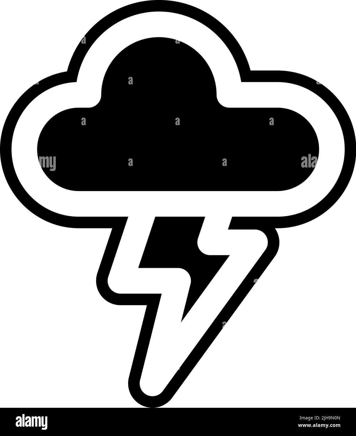 Storm damage warning sign Cut Out Stock Images & Pictures - Alamy