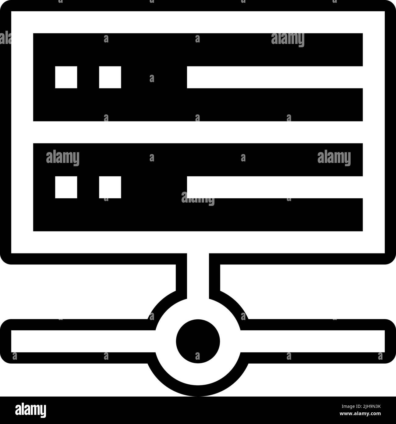 Social media database Stock Vector Image & Art - Alamy