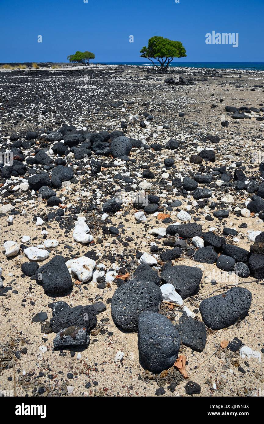 Mahai‘Ula Beach - an iconic lava beach north of Kona Kailua, Kalaoa HI ...