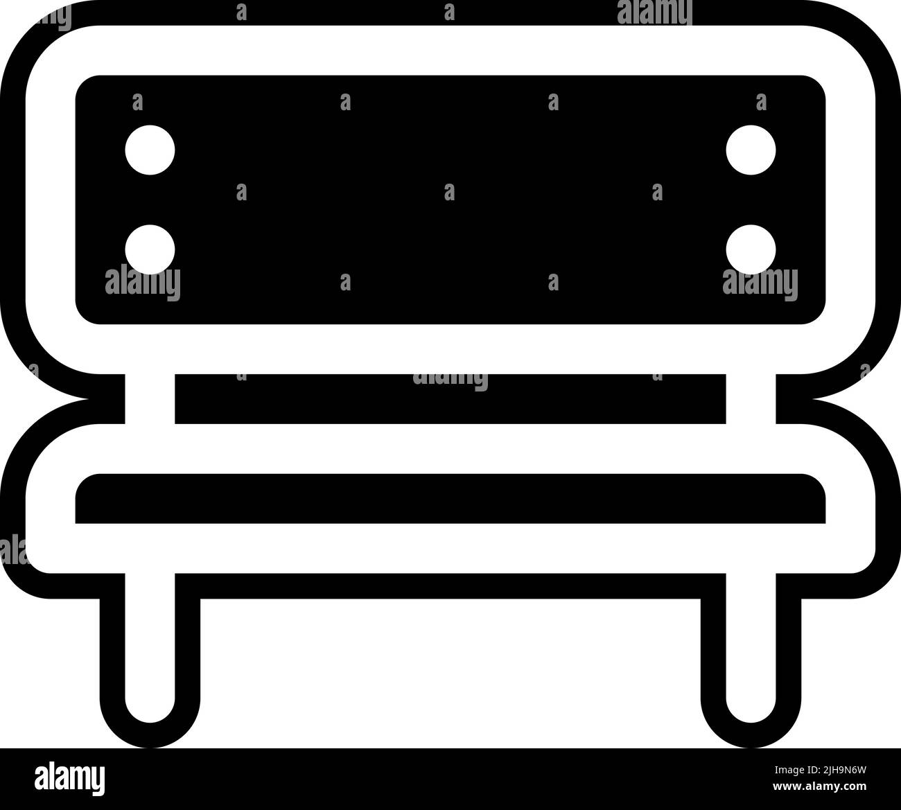 Park bench cafe Stock Vector Images - Alamy