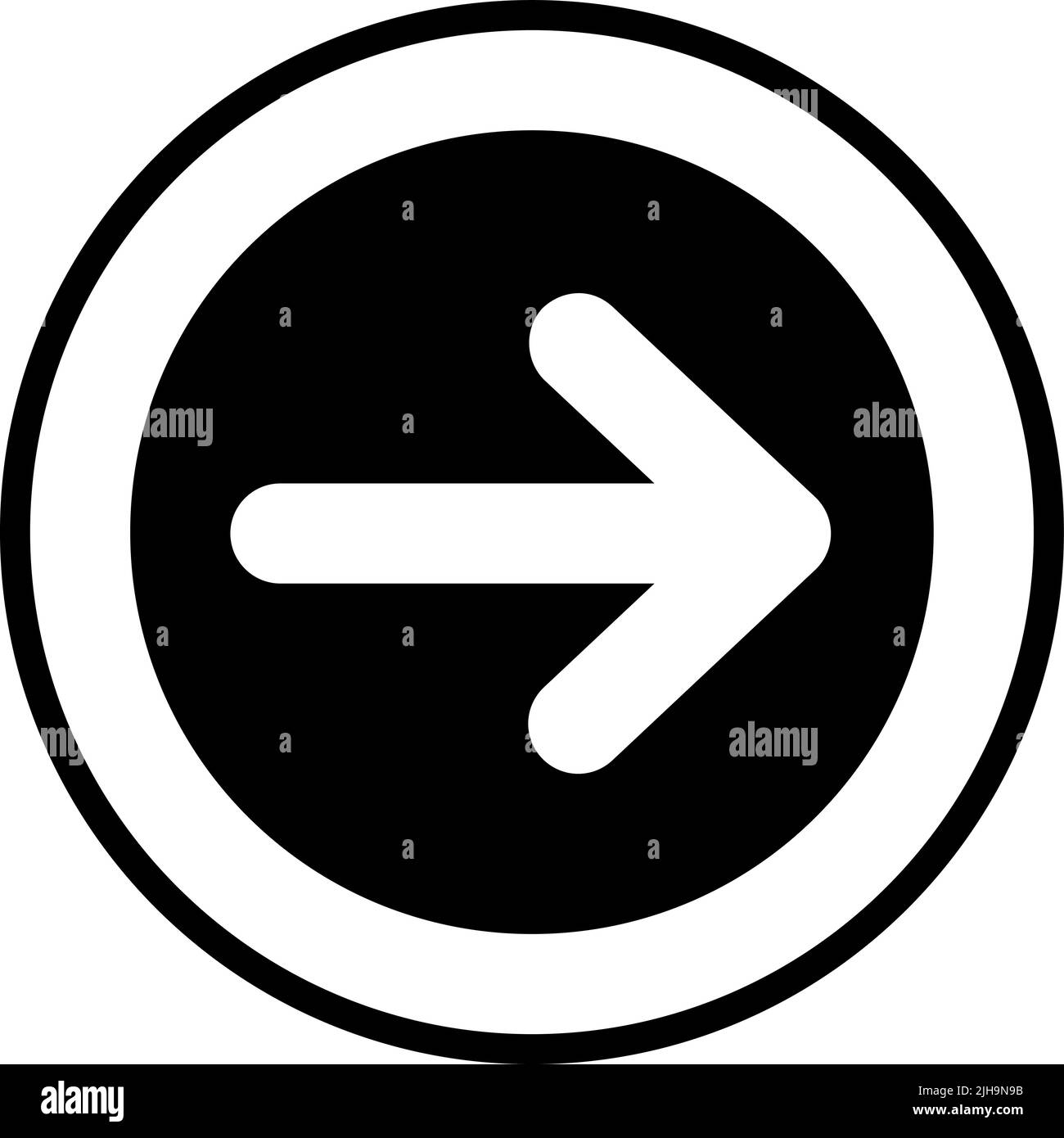 User interface right arrow Stock Vector Image & Art - Alamy