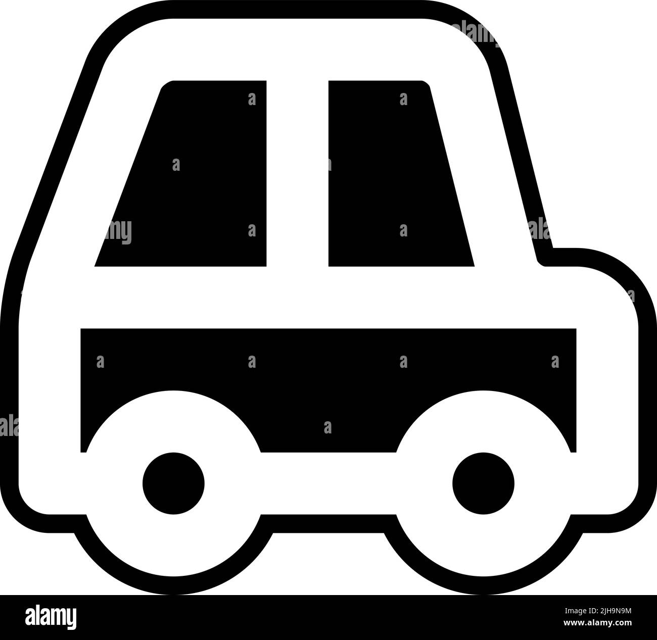 Summer vacation car Black and White Stock Photos & Images - Alamy