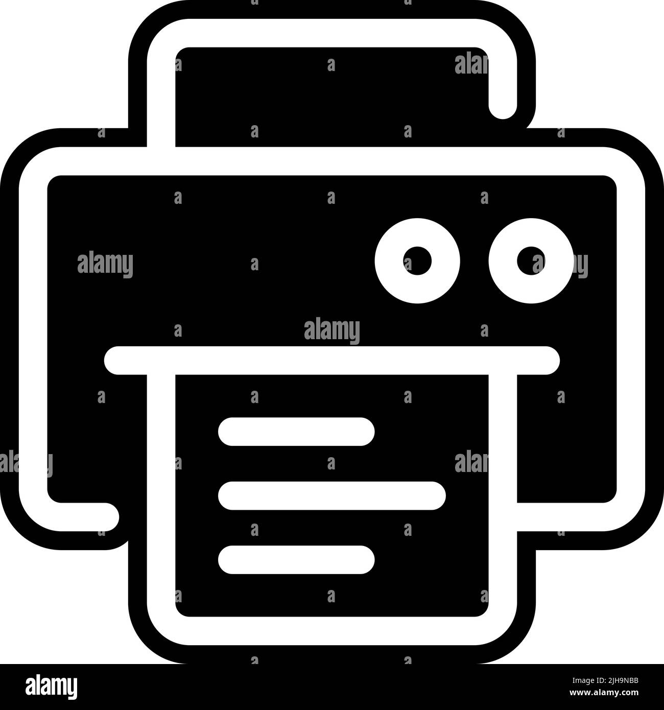 User interface printer Stock Vector Image & Art - Alamy