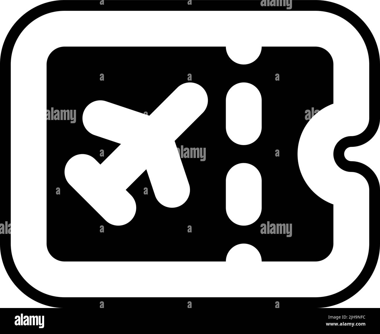 Summer beach holidays ticket Stock Vector Image & Art - Alamy