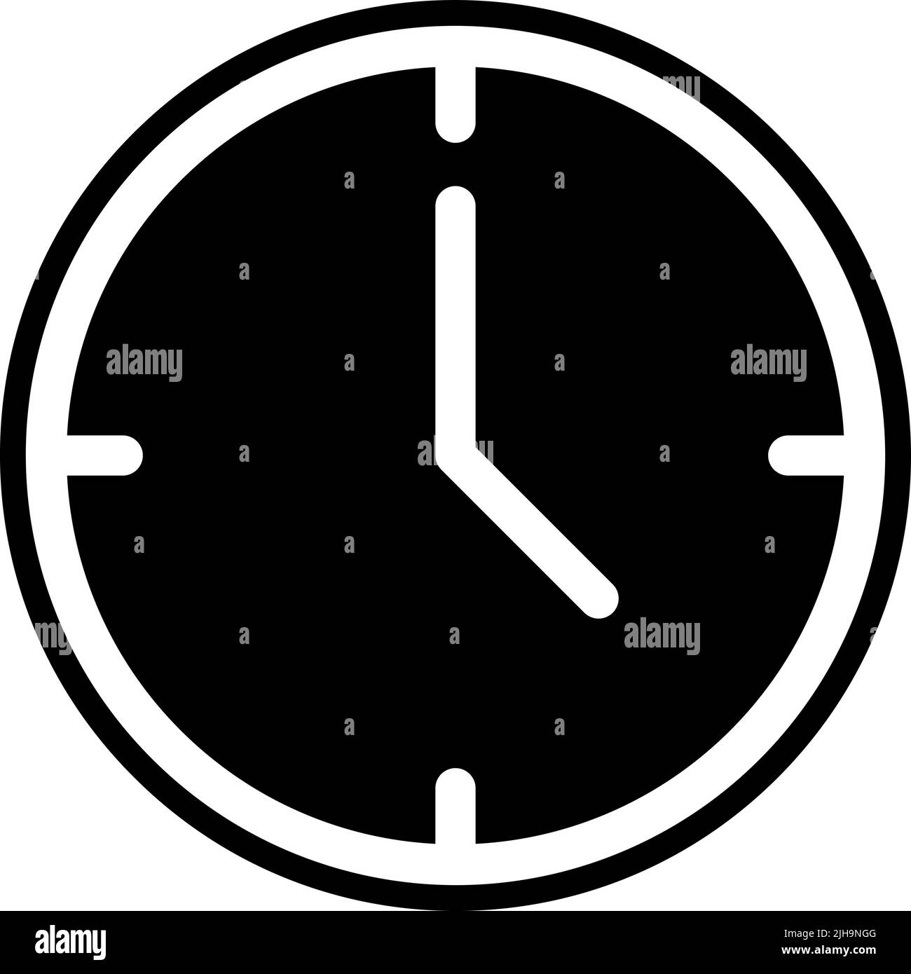 Time and date clock Stock Vector Image & Art - Alamy