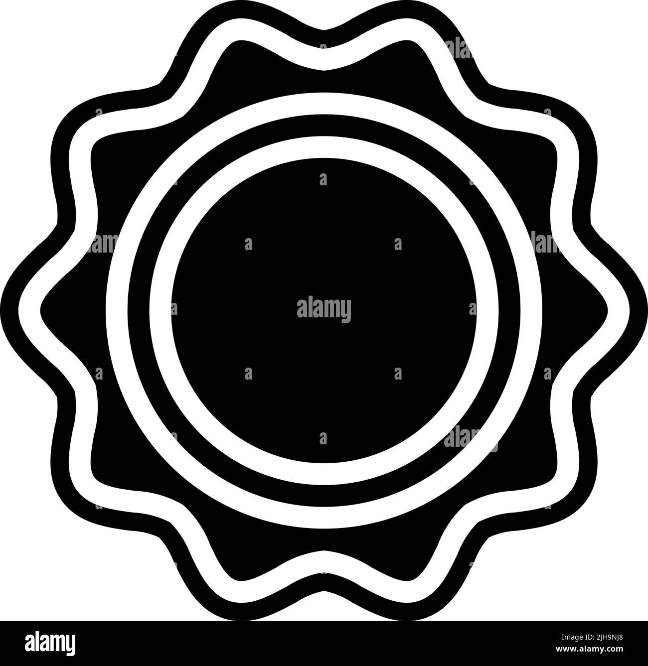 Sun sunshine vector beams Black and White Stock Photos & Images - Alamy