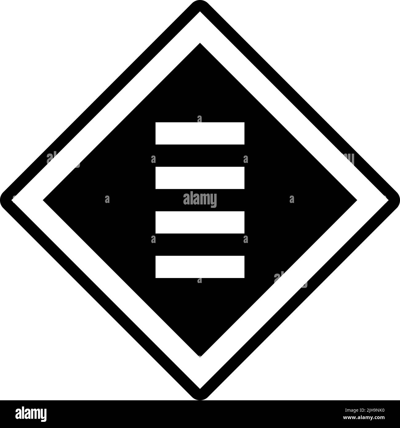 Traffic signs zebra crossing Stock Vector Image & Art - Alamy