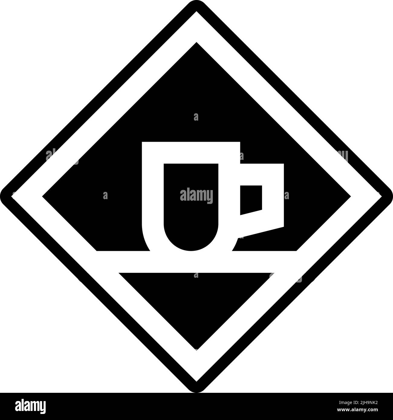 Traffic signs rest area Stock Vector Image & Art - Alamy