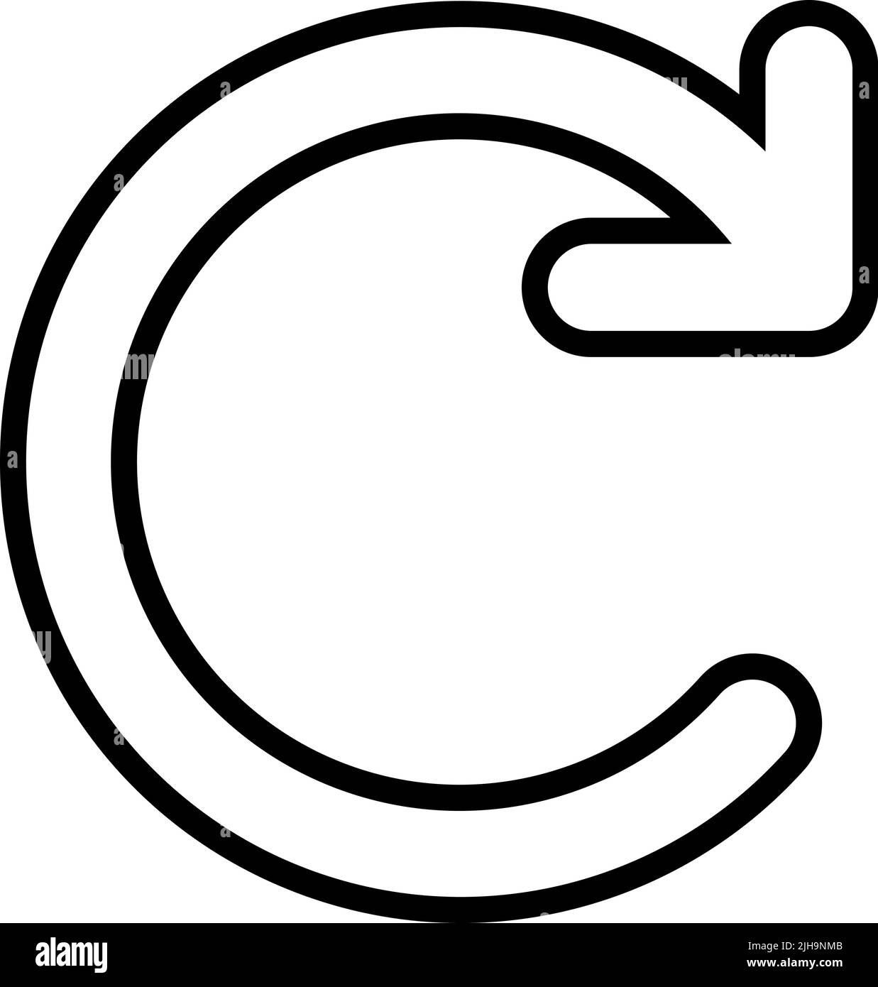 User interface rotate right Stock Vector Image & Art - Alamy