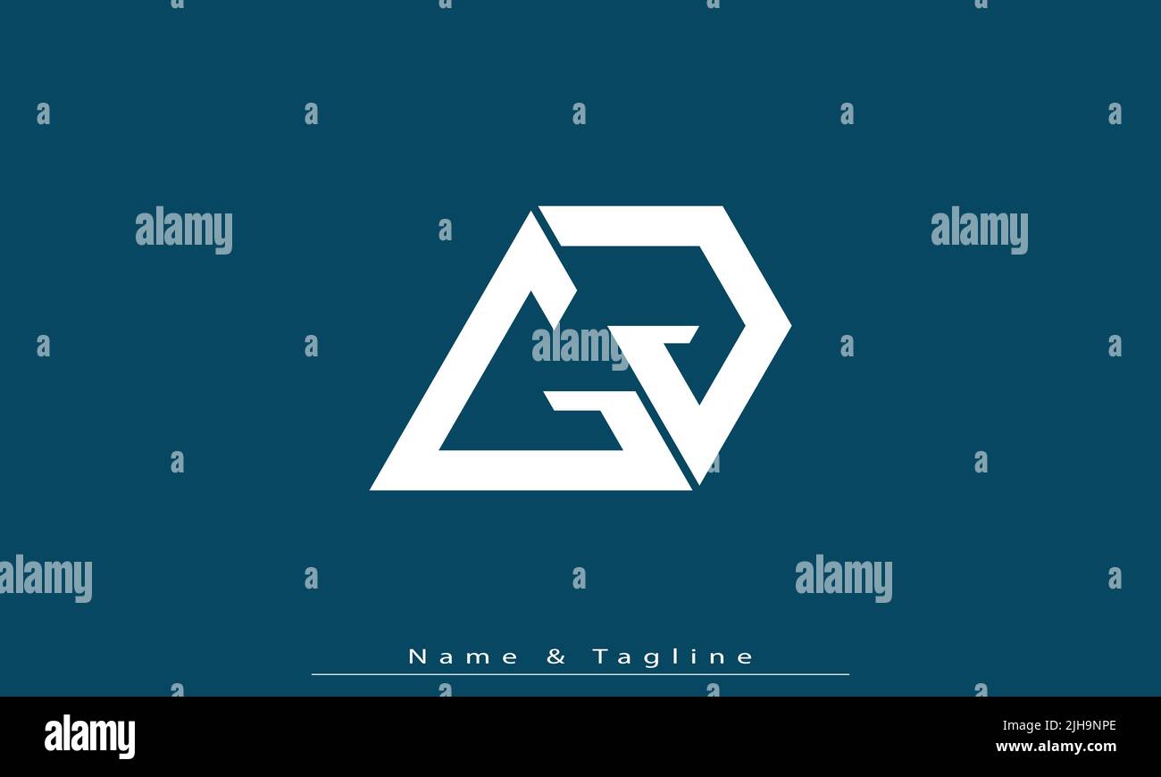 Letter gj logo Stock Vector Images - Alamy