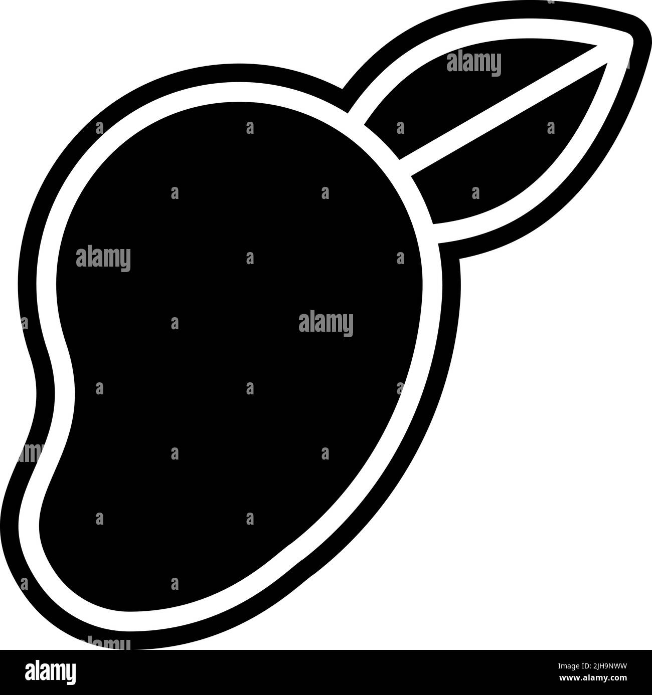 Raw mango Black and White Stock Photos & Images - Alamy
