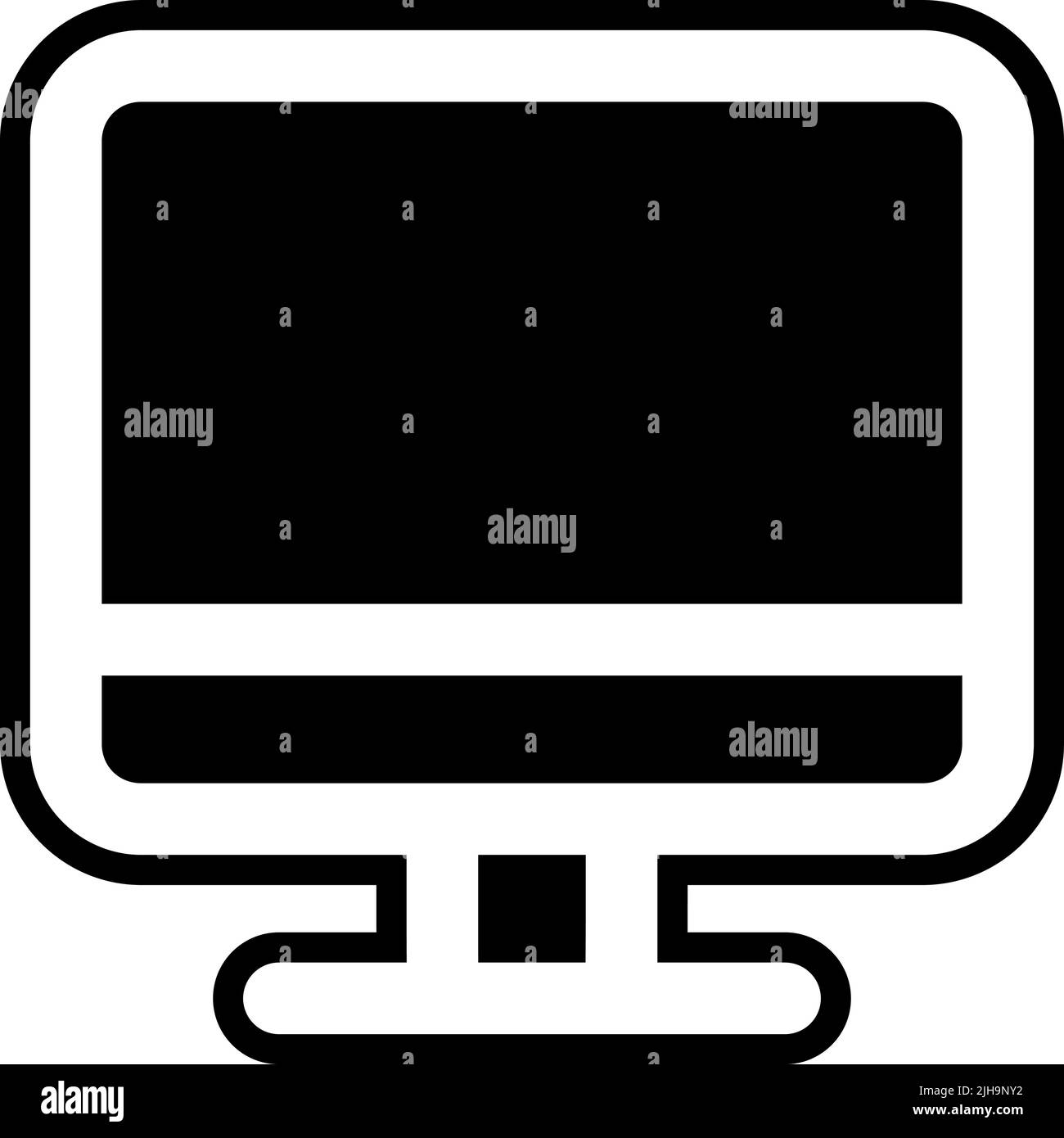 Ui basic monitor Stock Vector Image & Art - Alamy