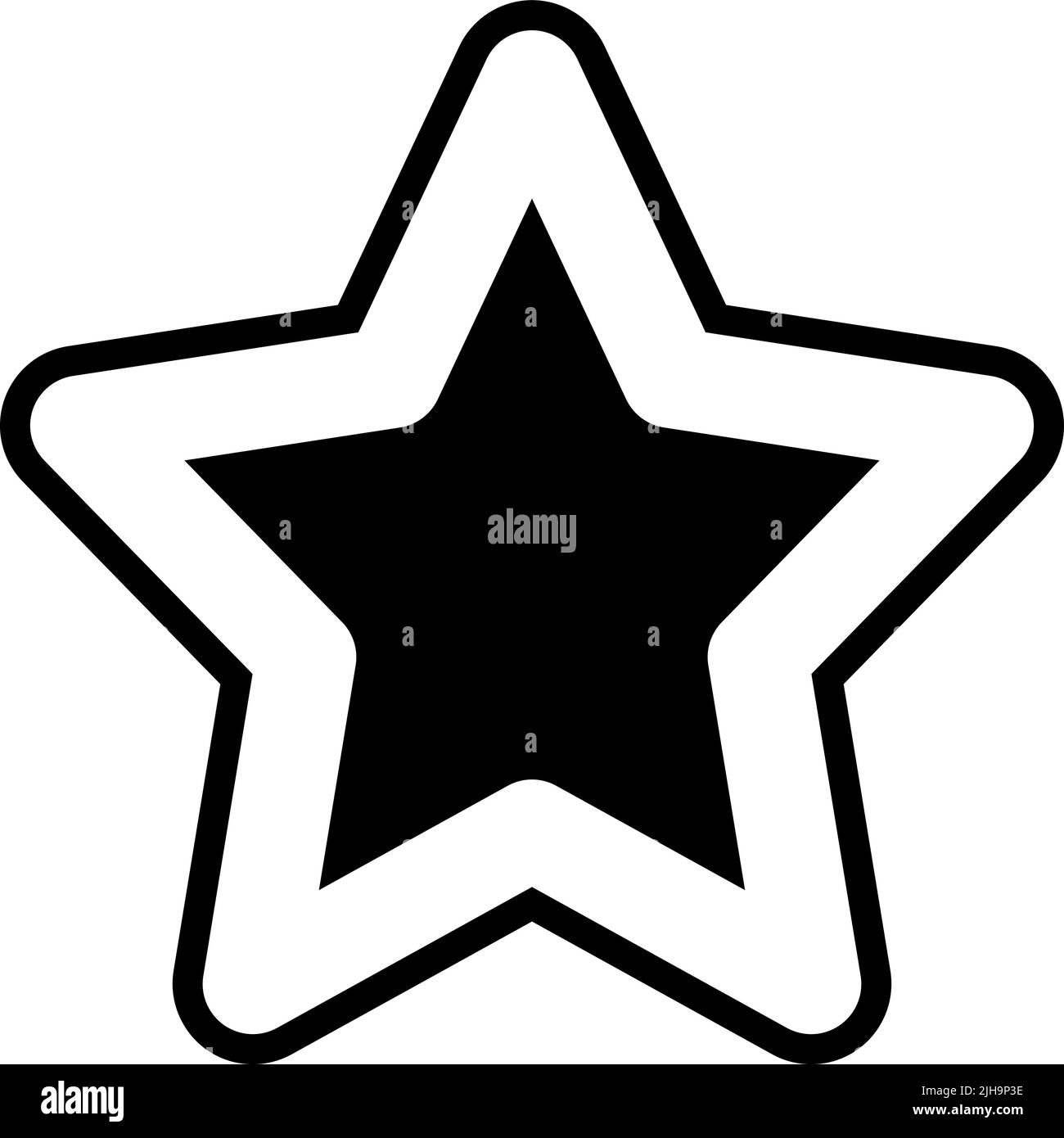 User interface star Stock Vector Image & Art - Alamy