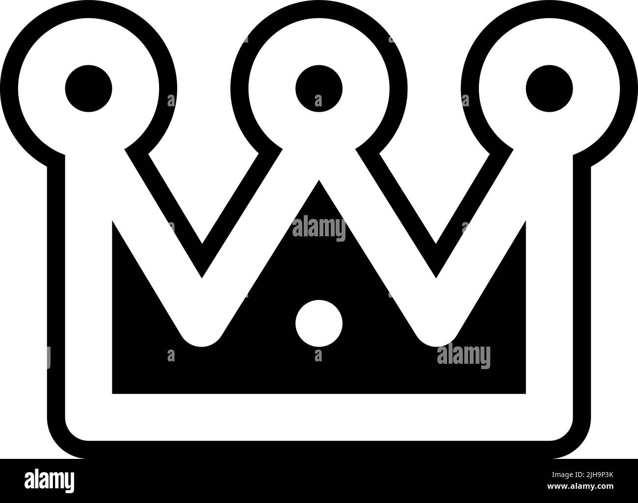 User interface crown Stock Vector Image & Art - Alamy