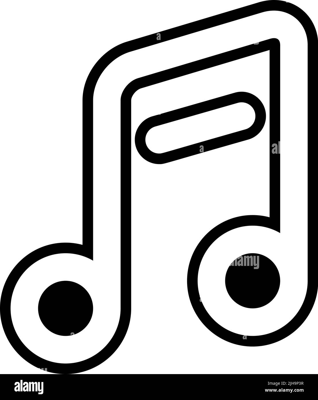 Music player interface frame Black and White Stock Photos & Images - Alamy