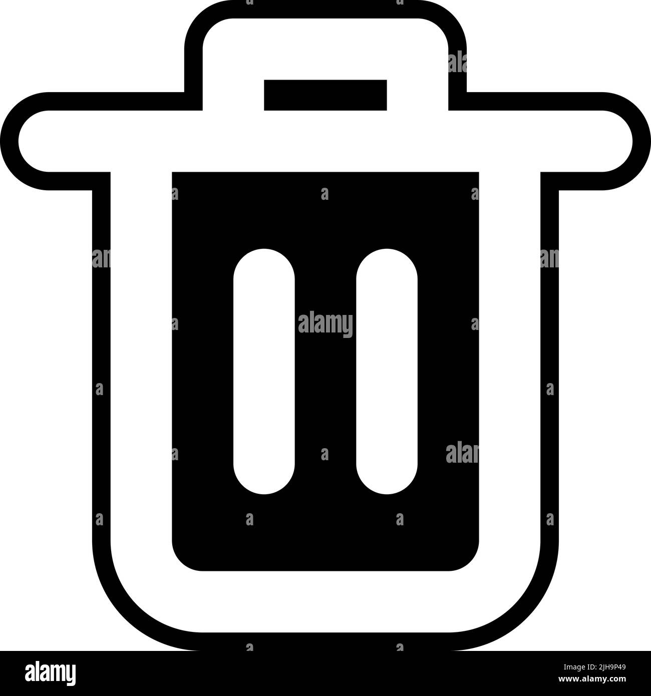 User interface trash Stock Vector Image & Art - Alamy