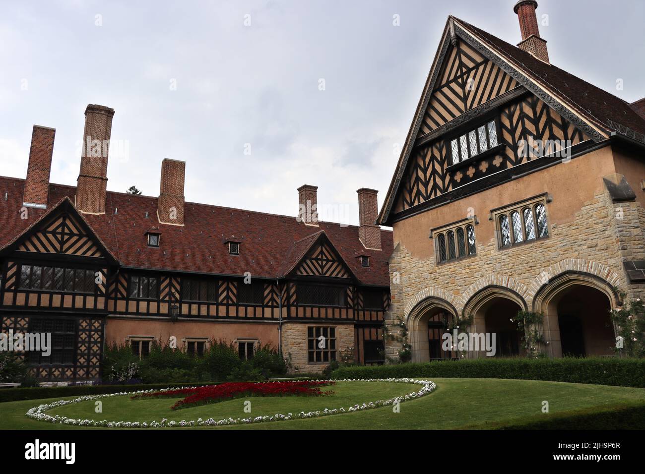 Schloss Cecilienhof historische Stätte der Potsdamer Konferenz 1945 ...
