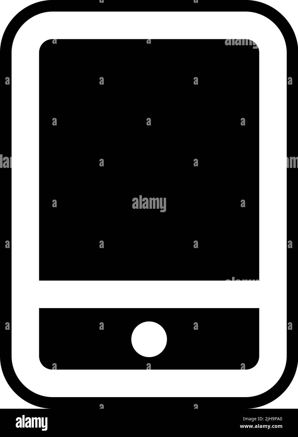 Minimalist vector modern smartphone Black and White Stock Photos ...