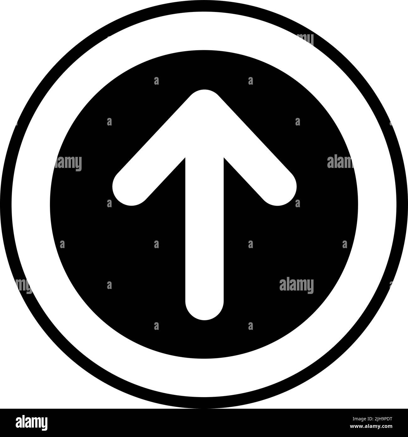 User interface up arrow Stock Vector Image & Art - Alamy