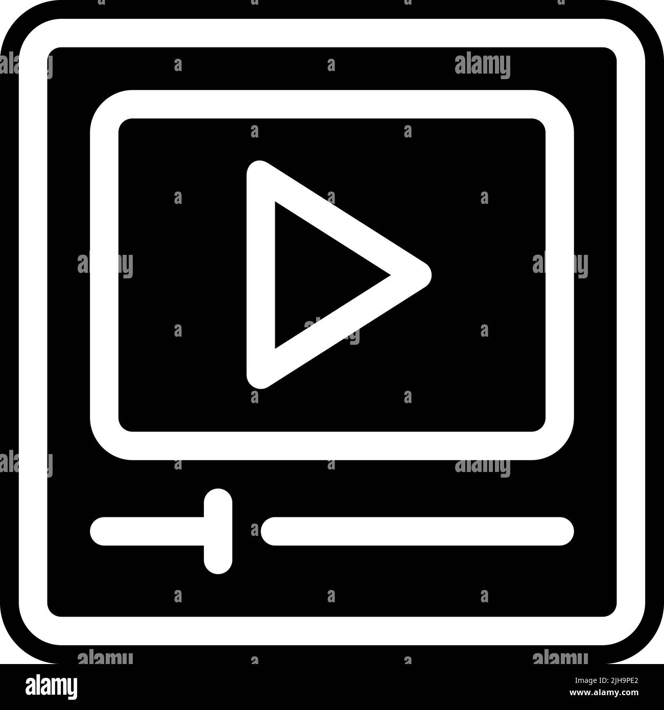 User interface video player Stock Vector Image & Art - Alamy