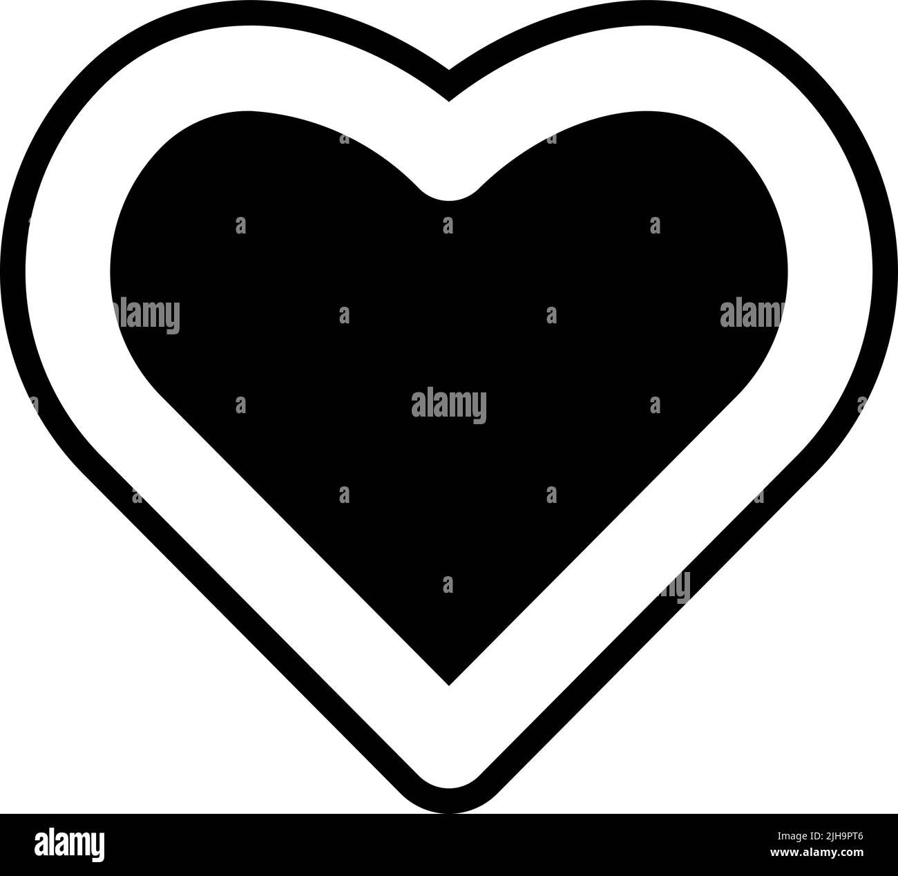 User interface heart Stock Vector Image & Art - Alamy