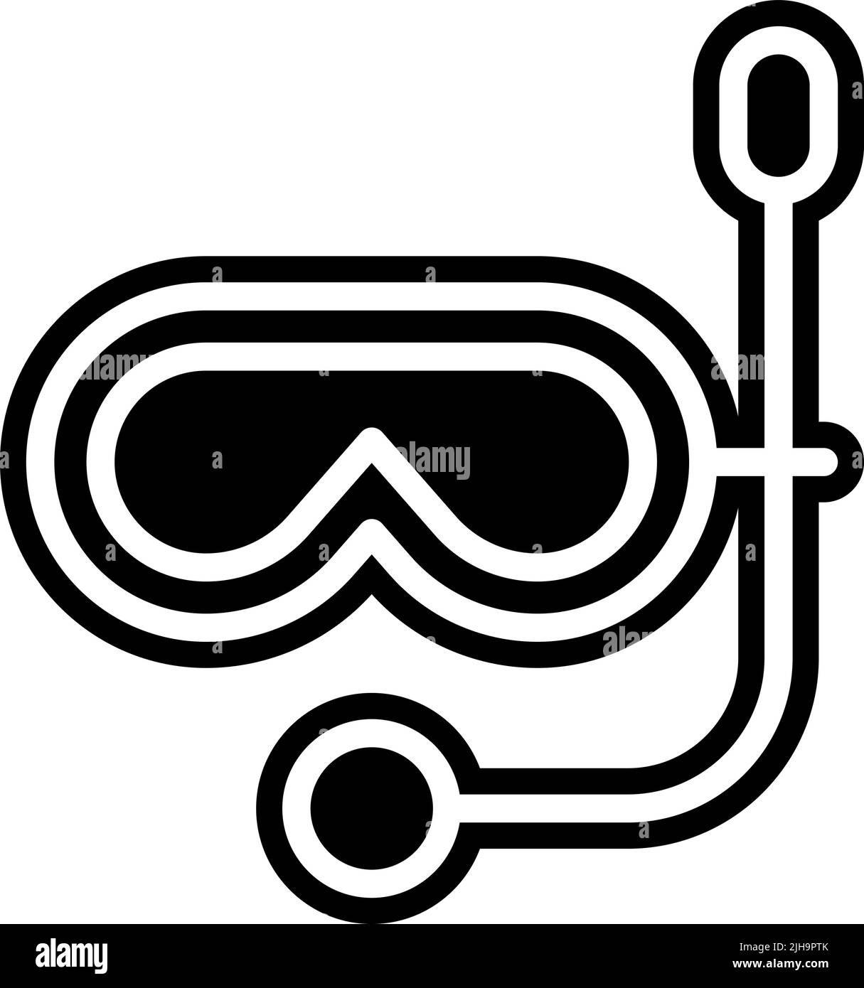 Tropical dive mask Stock Vector Image & Art - Alamy