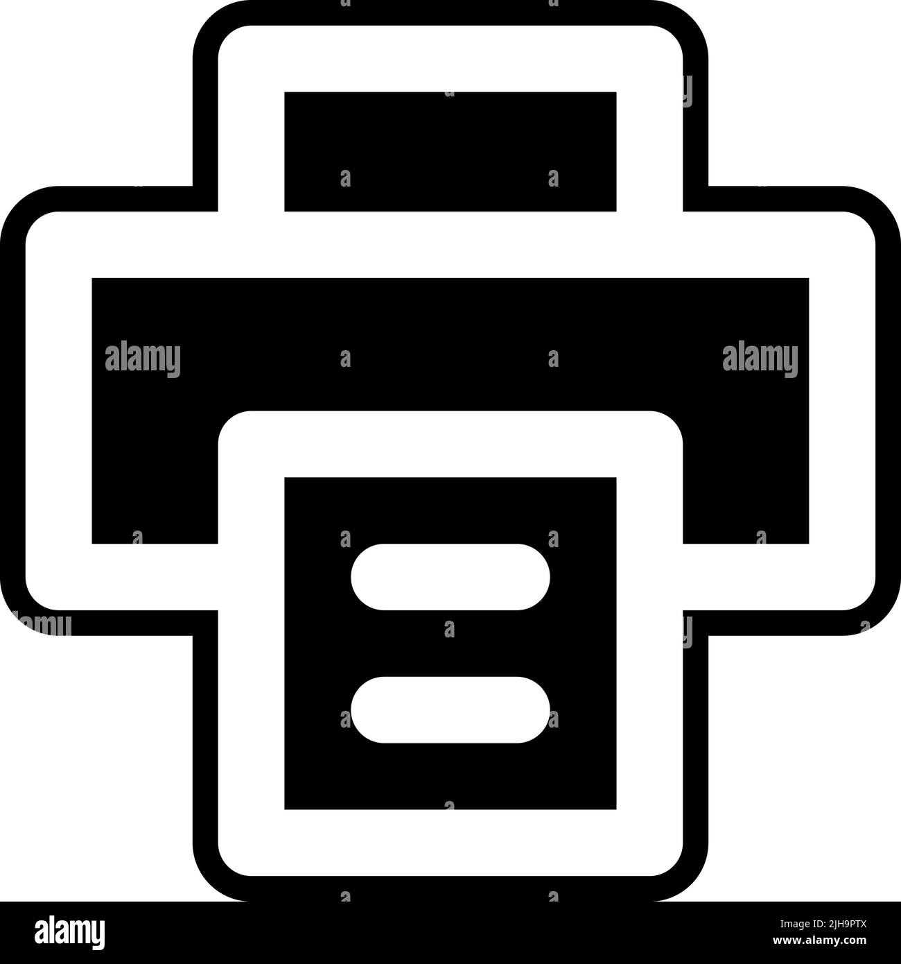 User interface printer Stock Vector Image & Art - Alamy