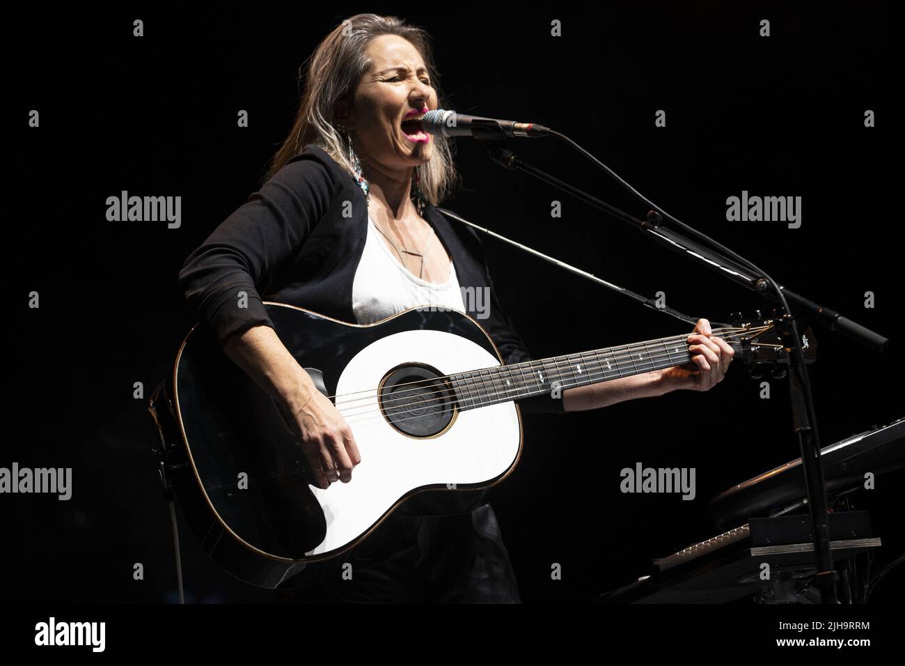 Scottish singer-songwriter KT Tunstall performing in concert at the ...