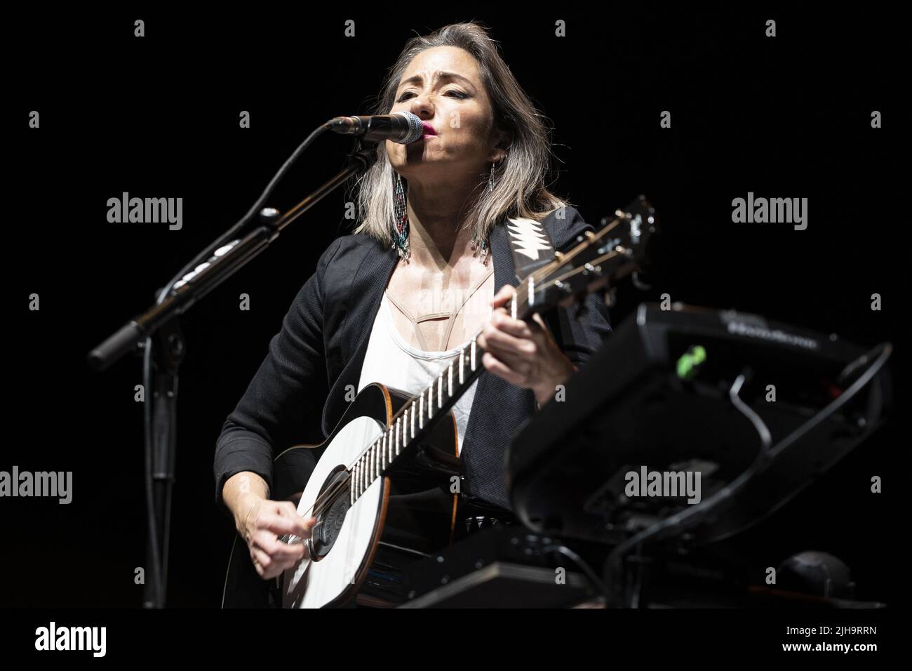 Scottish singer-songwriter KT Tunstall performing in concert at the ...