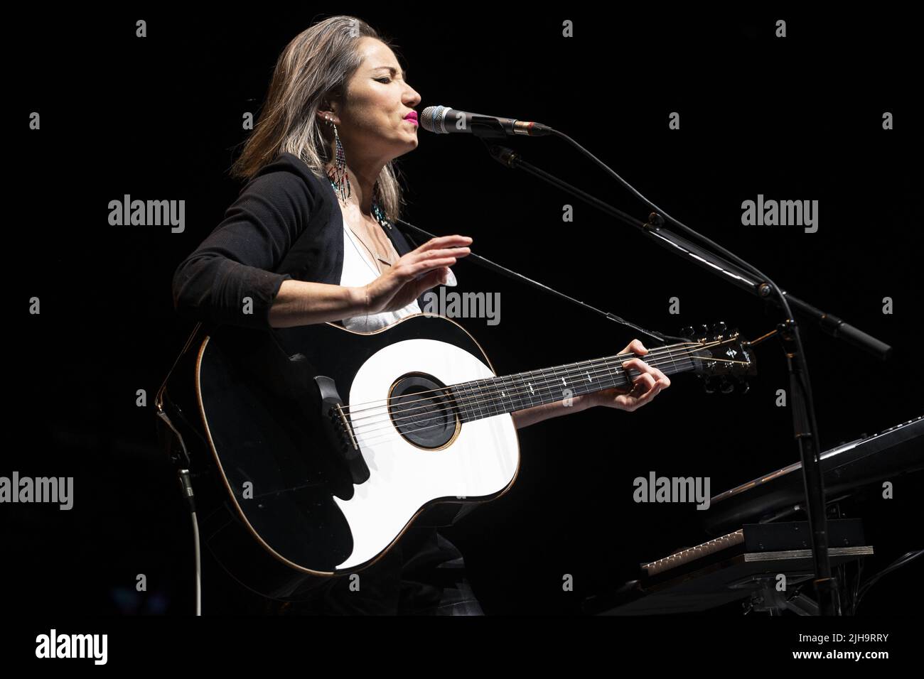 Scottish singer-songwriter KT Tunstall performing in concert at the ...