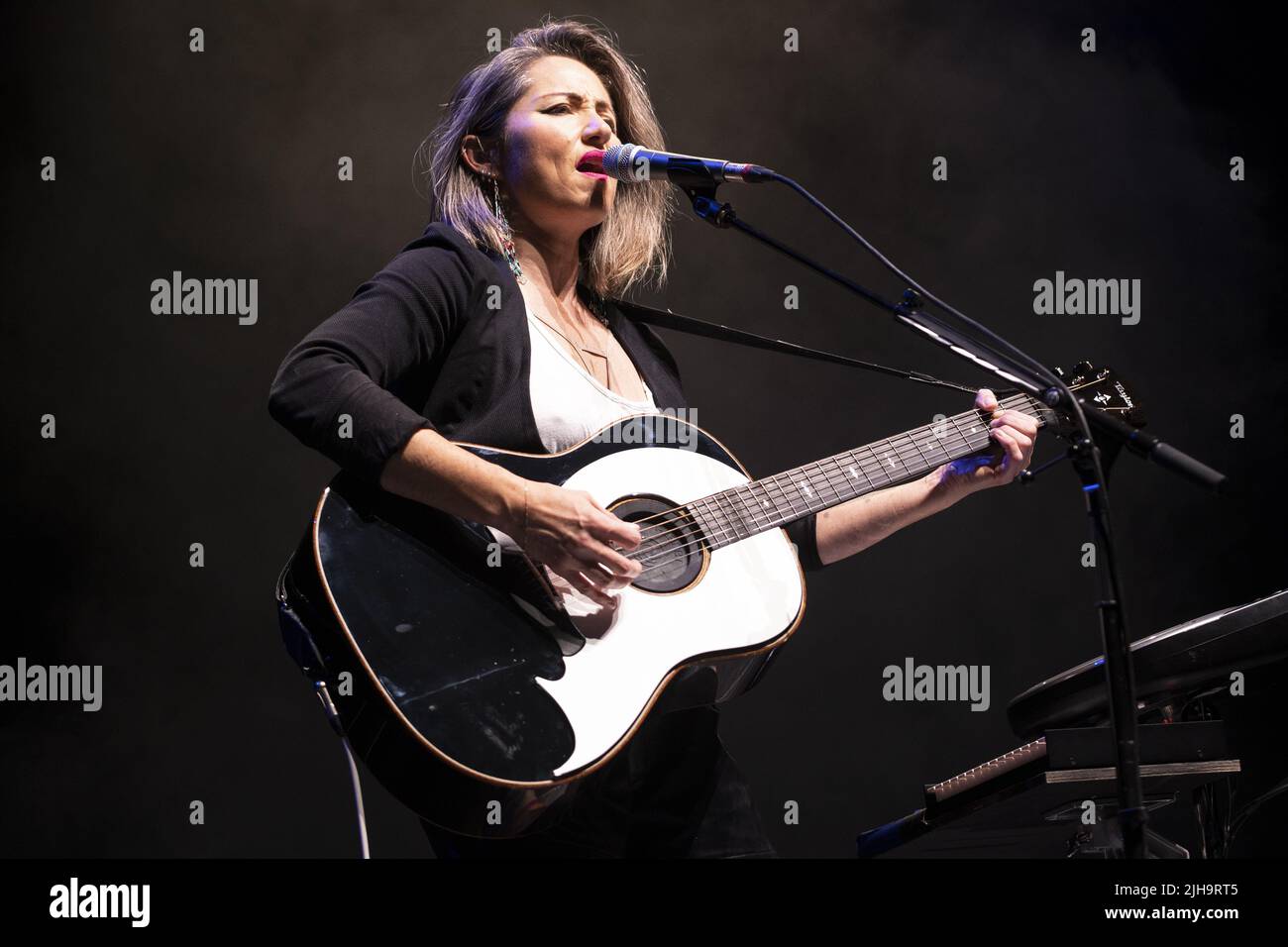 Scottish singer-songwriter KT Tunstall performing in concert at the ...