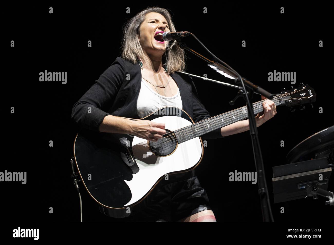 Scottish singer-songwriter KT Tunstall performing in concert at the ...