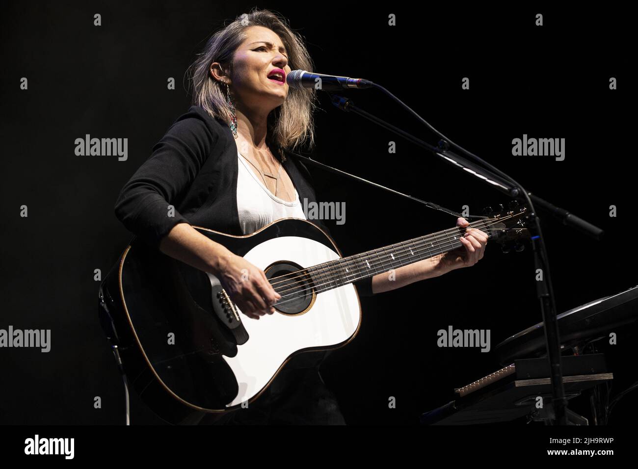 Scottish singer-songwriter KT Tunstall performing in concert at the ...