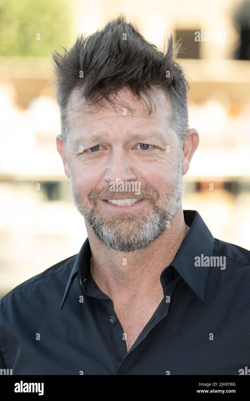 David Leitch attends the Bullet Train Photocall at Bateau LCExcellence ...