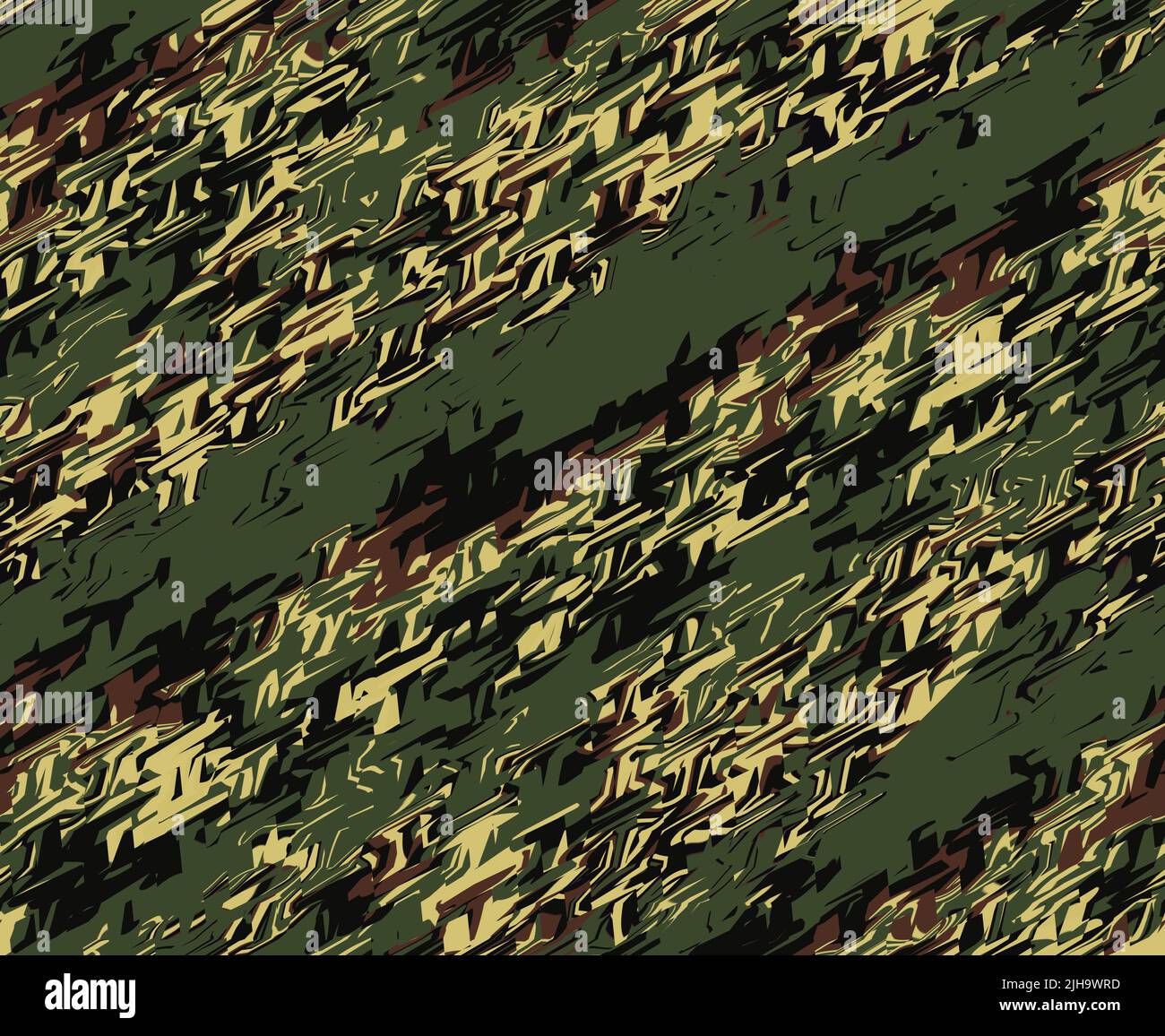 Abstract and contemporary digital art camouflage pattern Stock Photo ...