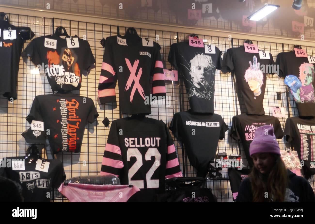 Inglewood, California, USA 13th July 2022 Machine Gun Kelly and Avril ...