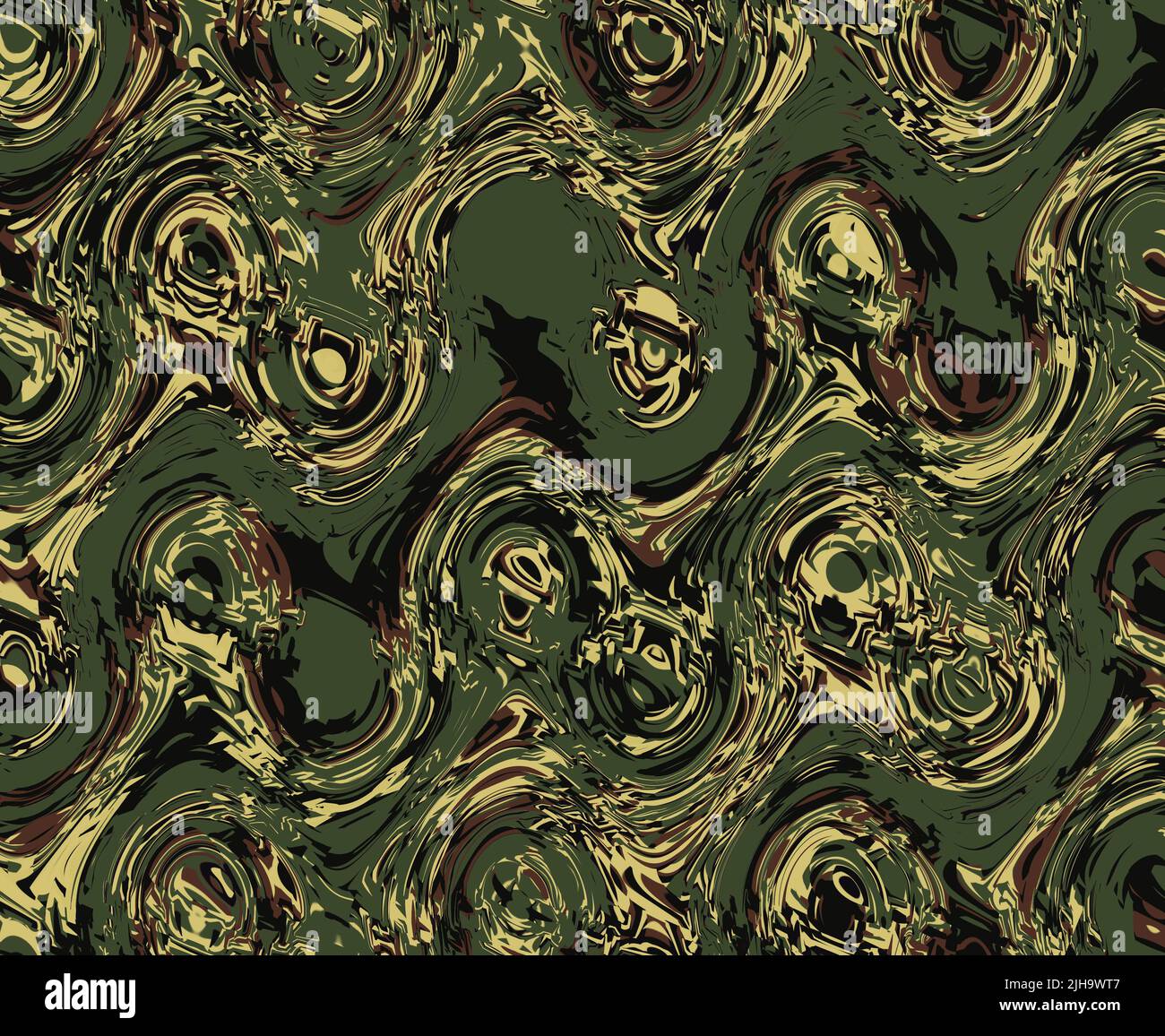 Abstract and contemporary digital art camouflage pattern Stock Photo ...