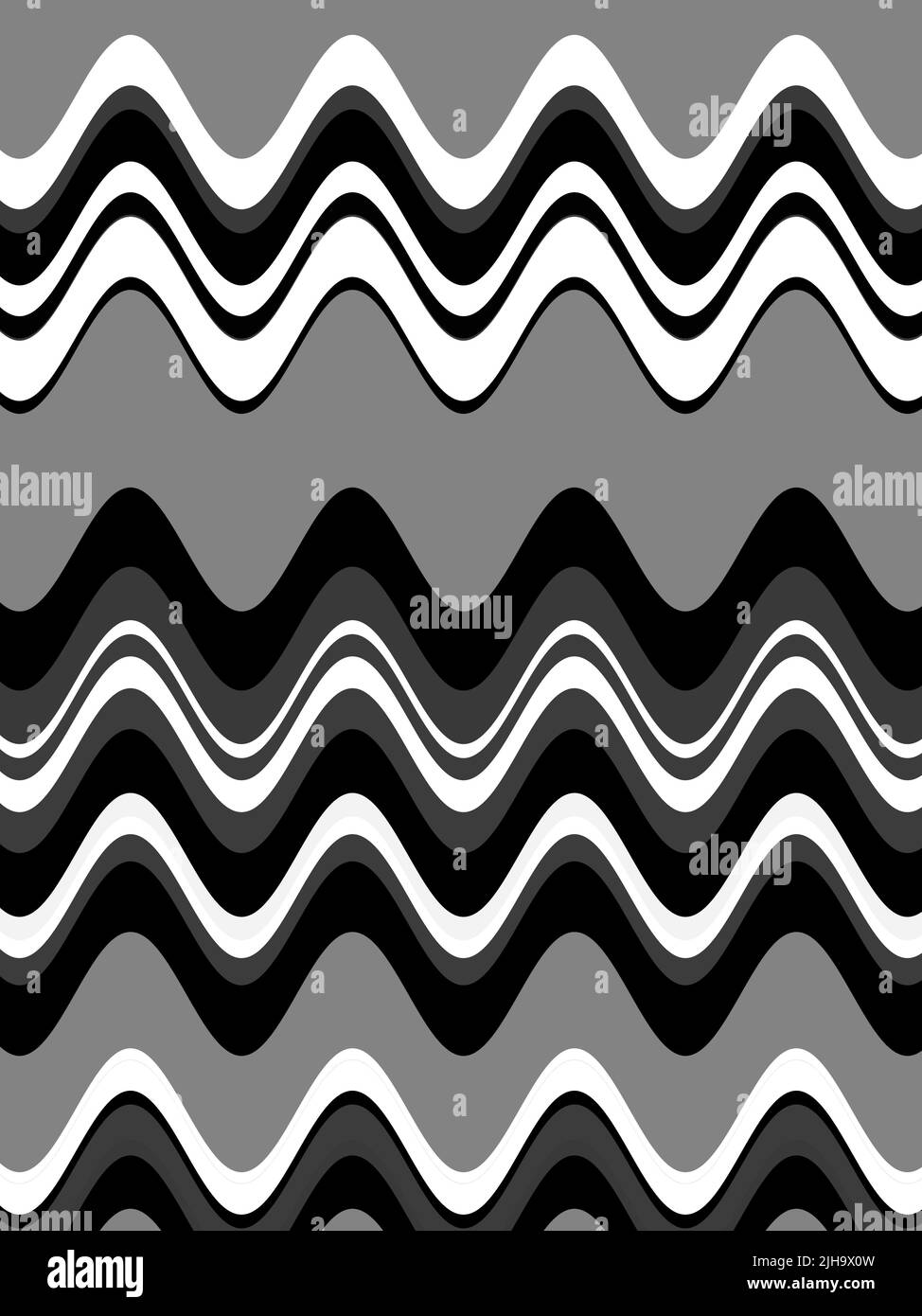 Blue yellow waves pattern Black and White Stock Photos & Images - Alamy