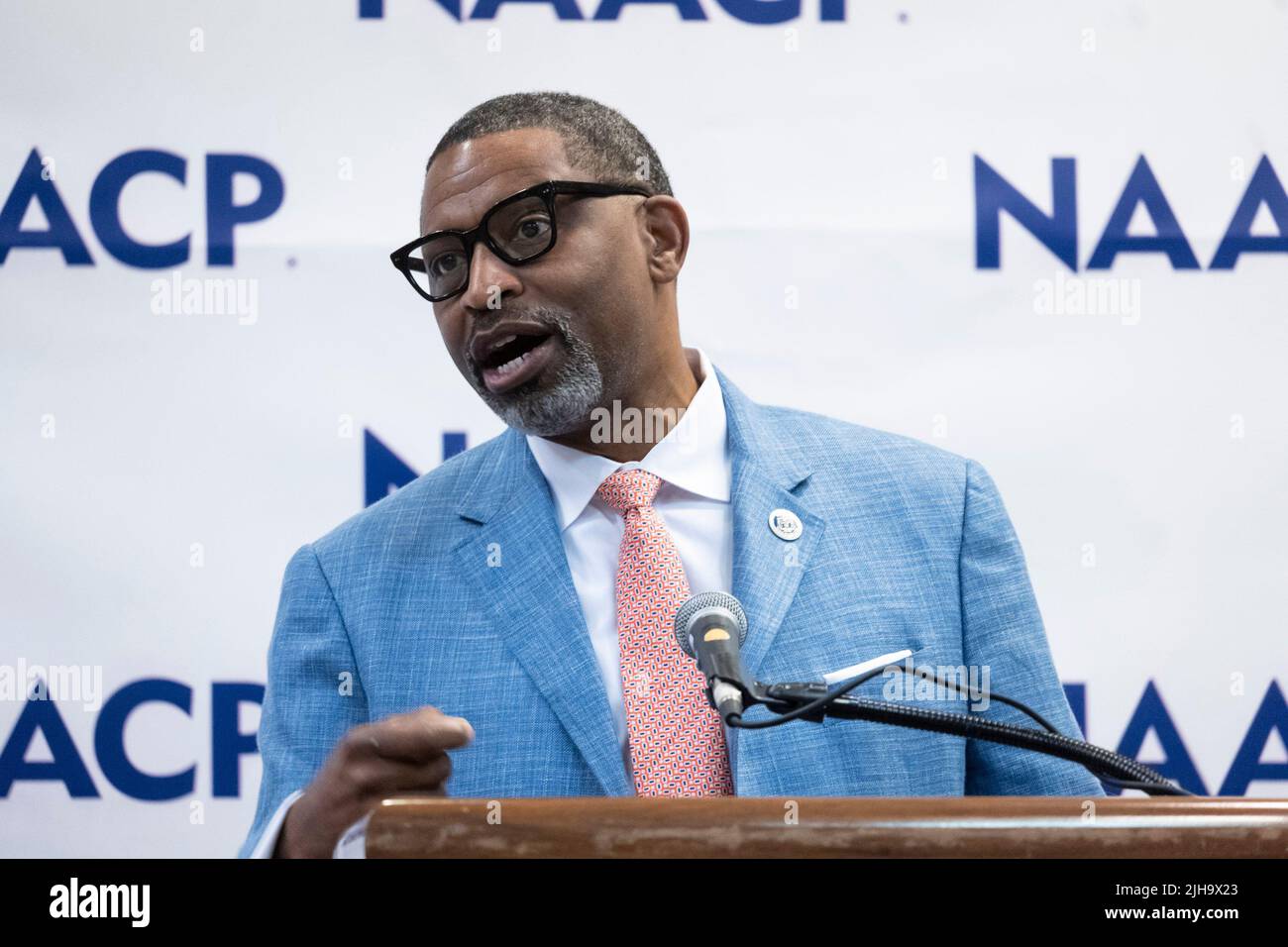 ATLANTIC CITY, New Jersey, USA. 16th July, 2022. NAACP President ...